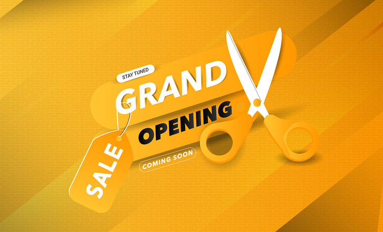 Grand opening soon promo by Rakib sarwar on Dribbble