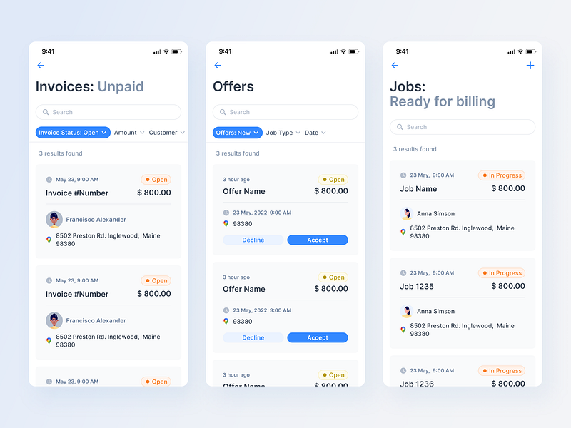 Browse thousands of List App images for design inspiration | Dribbble