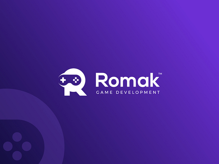 Romak logo for Gaming company by Arafat on Dribbble