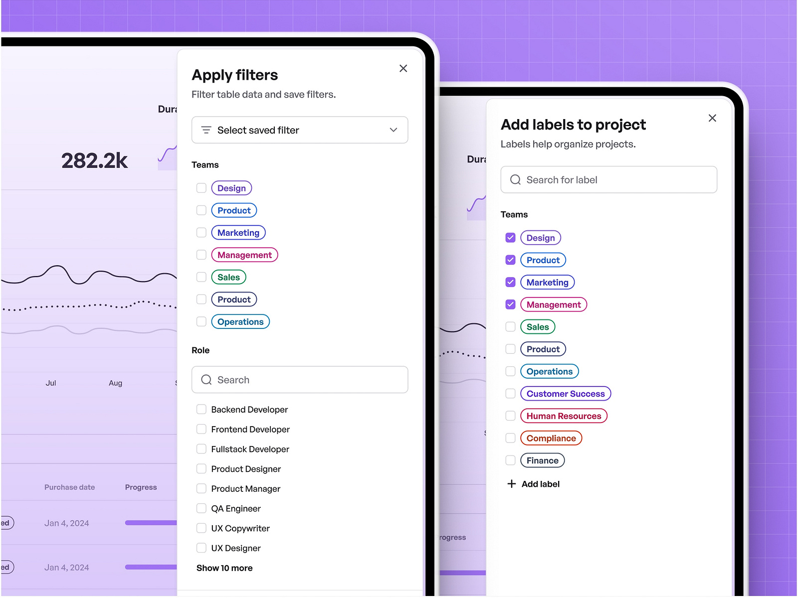 Filters Slideout Menu — Untitled Ui By Jordan Hughes® On Dribbble 