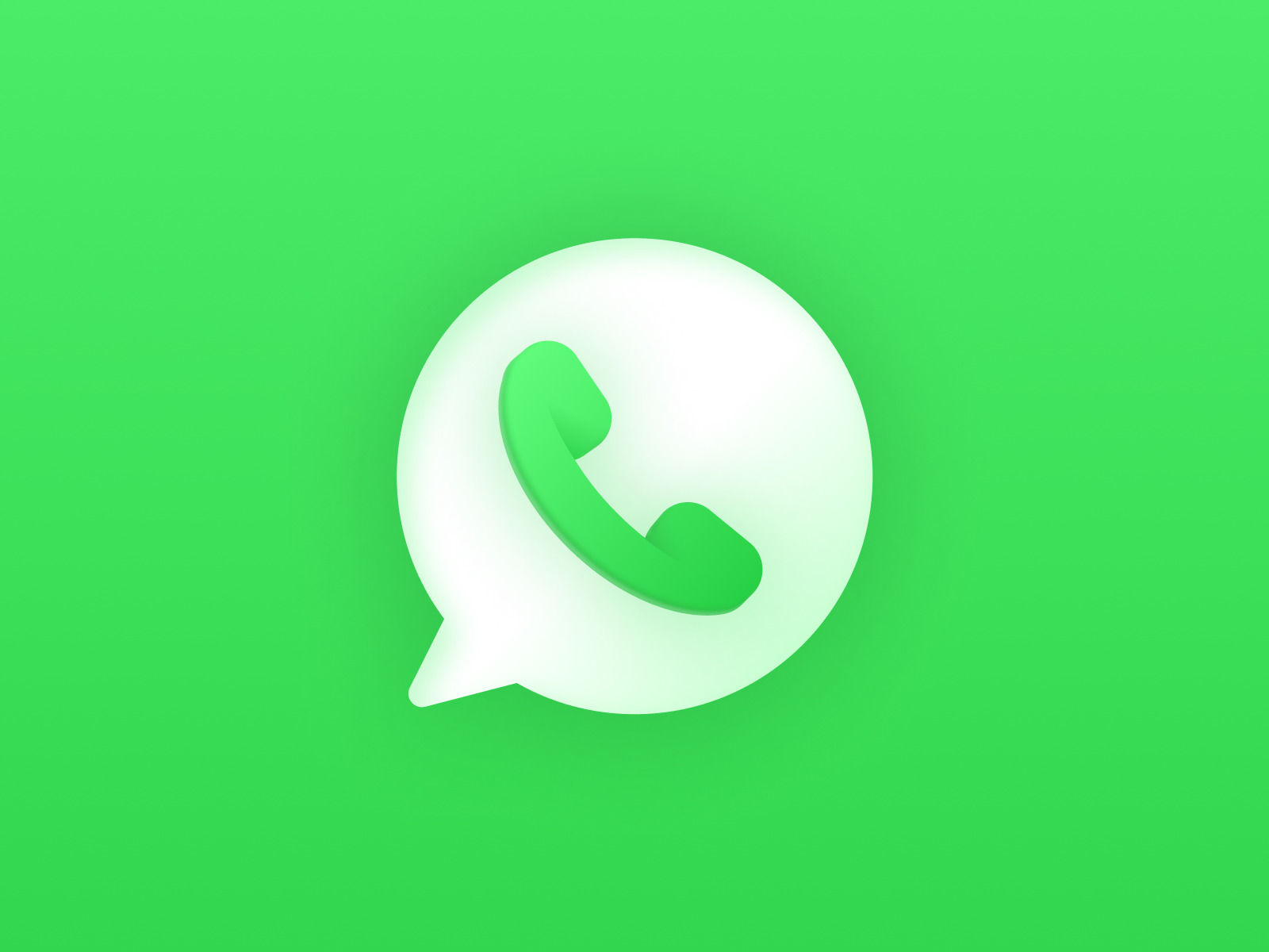 WhatsApp - App icon redesign concept #5 by Eddy on Dribbble