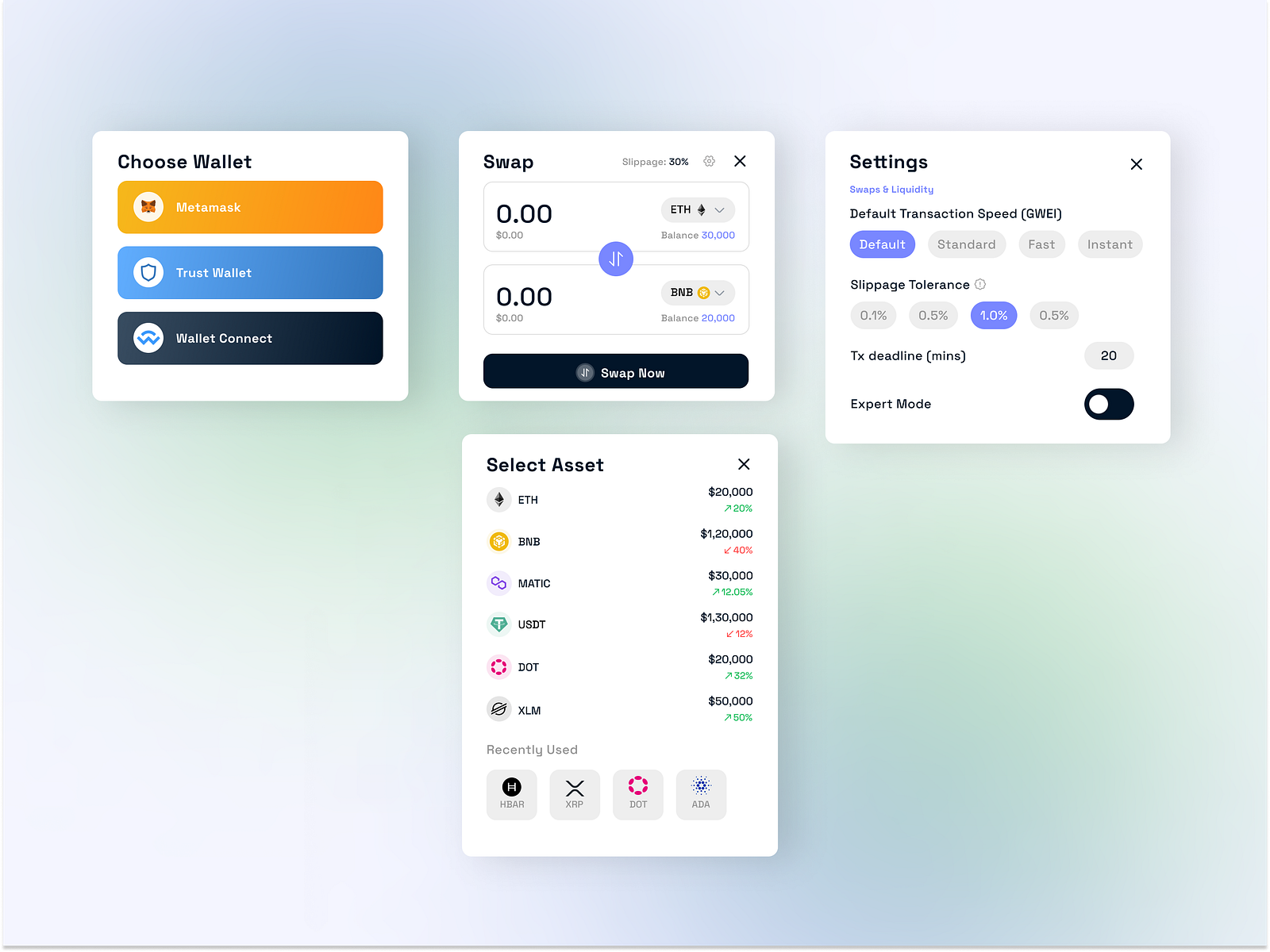 Web3 UI Component by Nishant Kaira on Dribbble