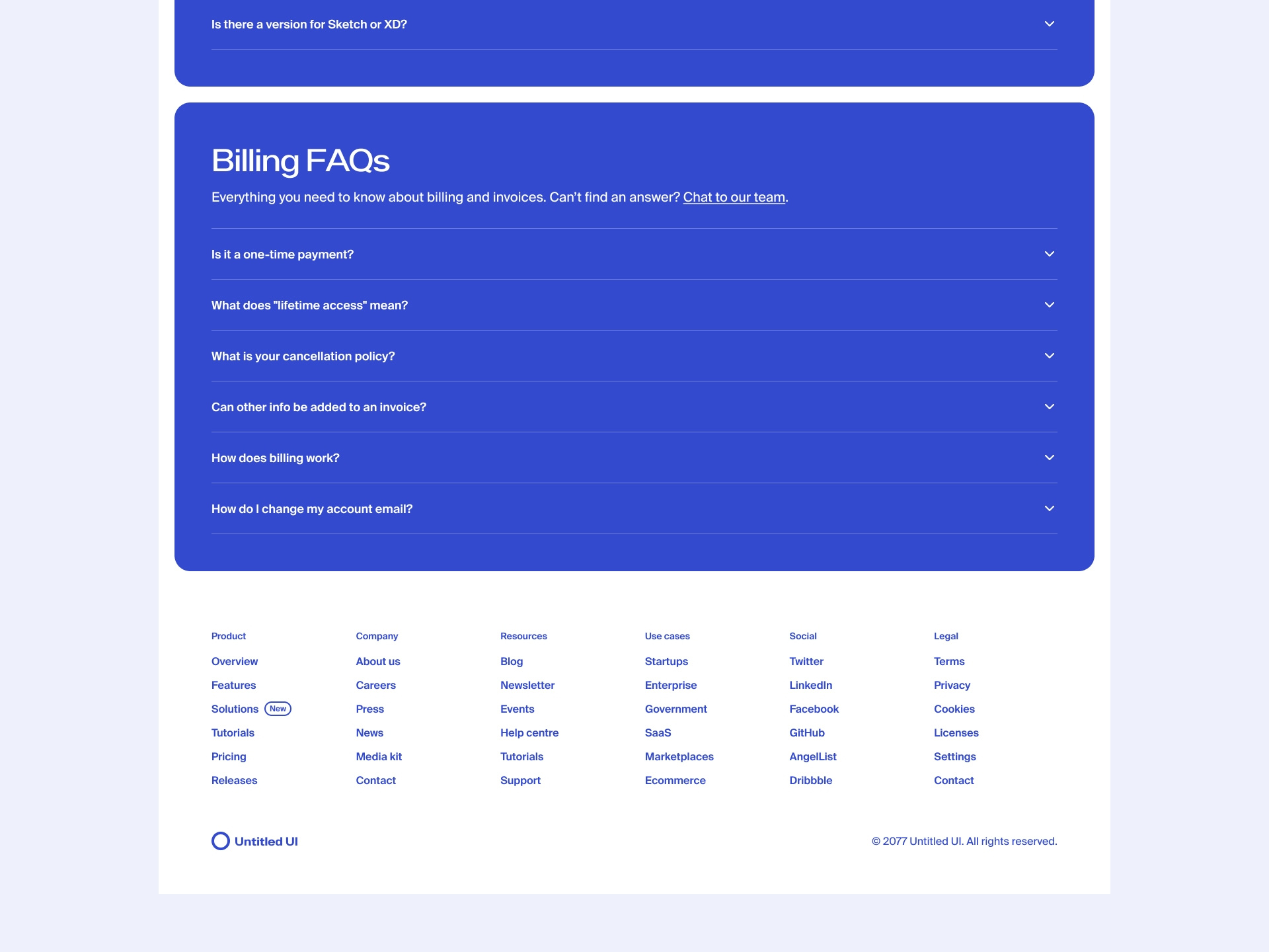 Frequently Asked Questions (FAQs) — Untitled UI by Jordan Hughes® on ...