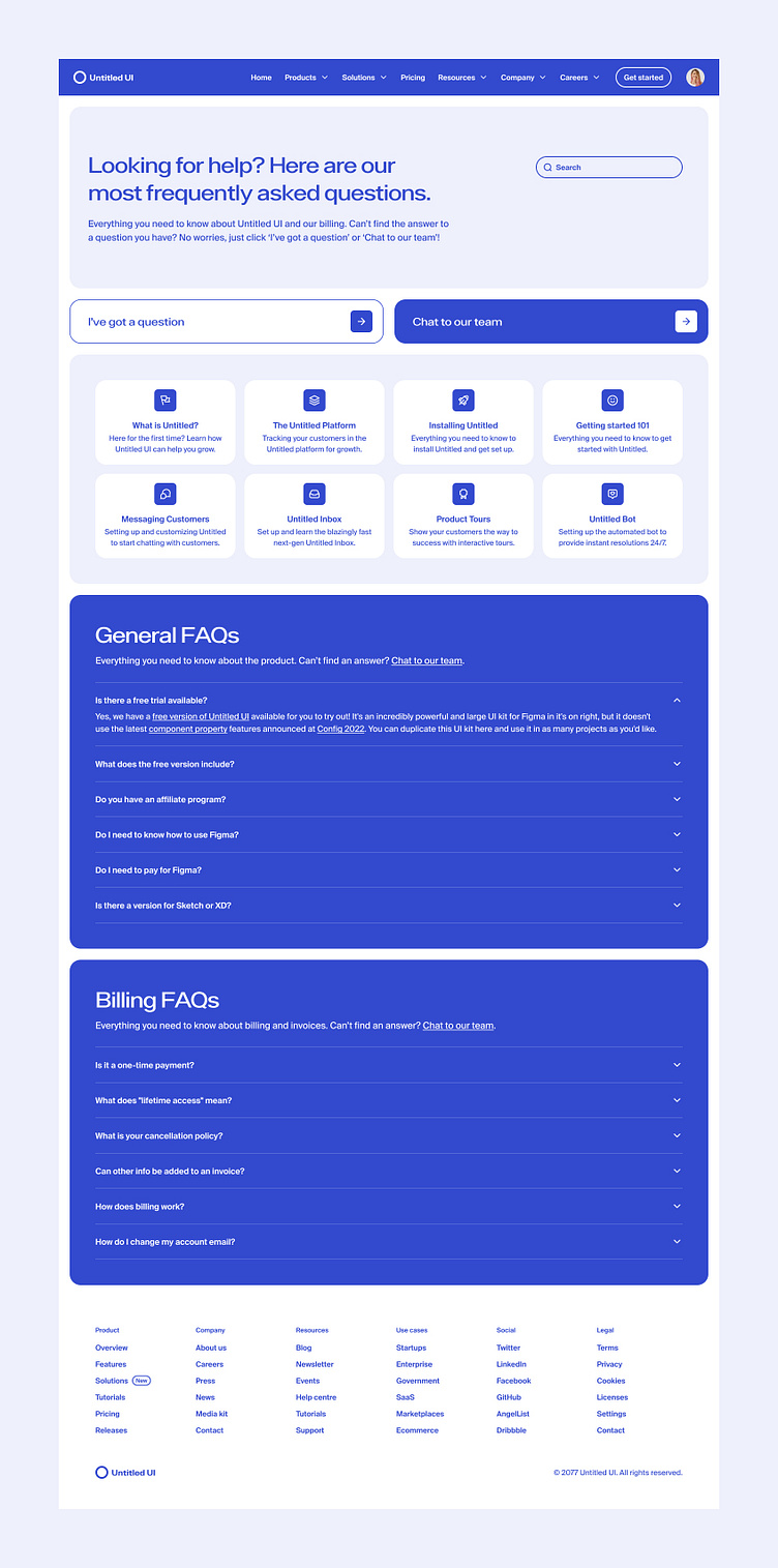 Frequently Asked Questions (FAQs) — Untitled UI by Jordan Hughes® on ... Frequently Asked Questions (FAQs) — Untitled UI by Jordan Hughes® on ...