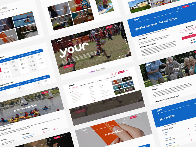 YT: Website by Michael Warren on Dribbble