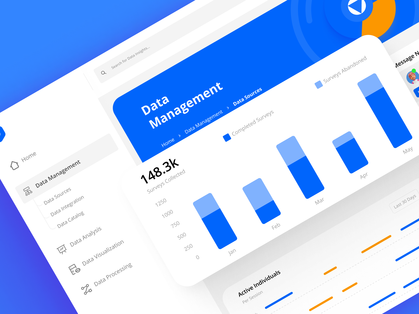 Data Revolution Dashboard by Kerdon Stuart 👋 on Dribbble