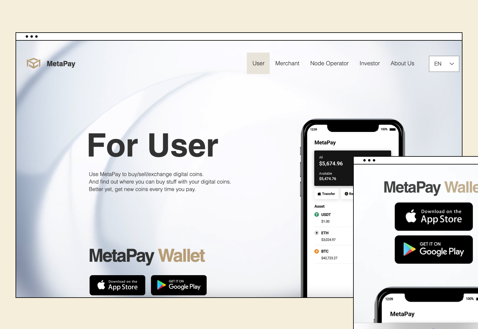 My Metapay by Eser on Dribbble