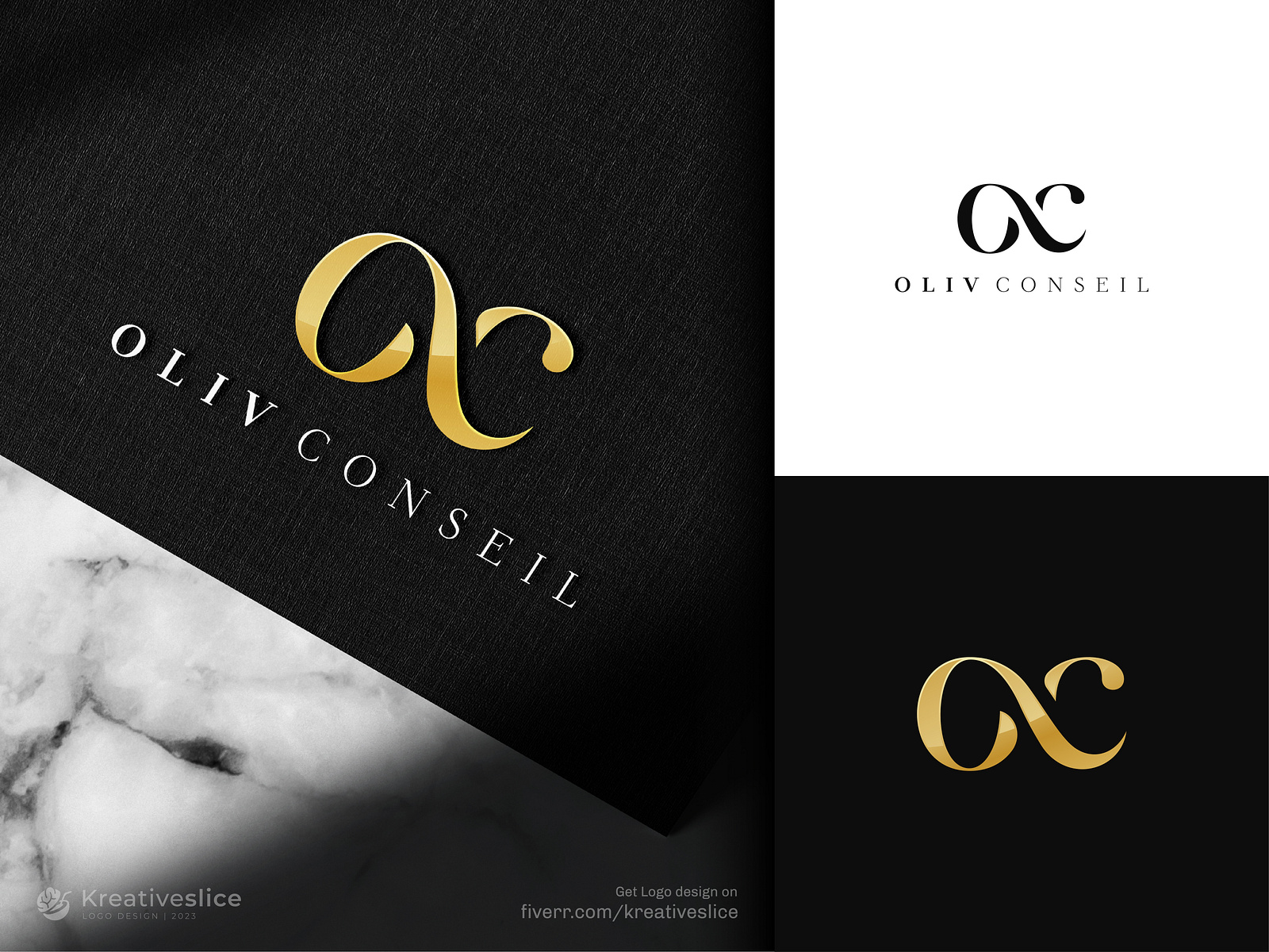 Oliv Conseil Logo Design by KreativeSlice on Dribbble