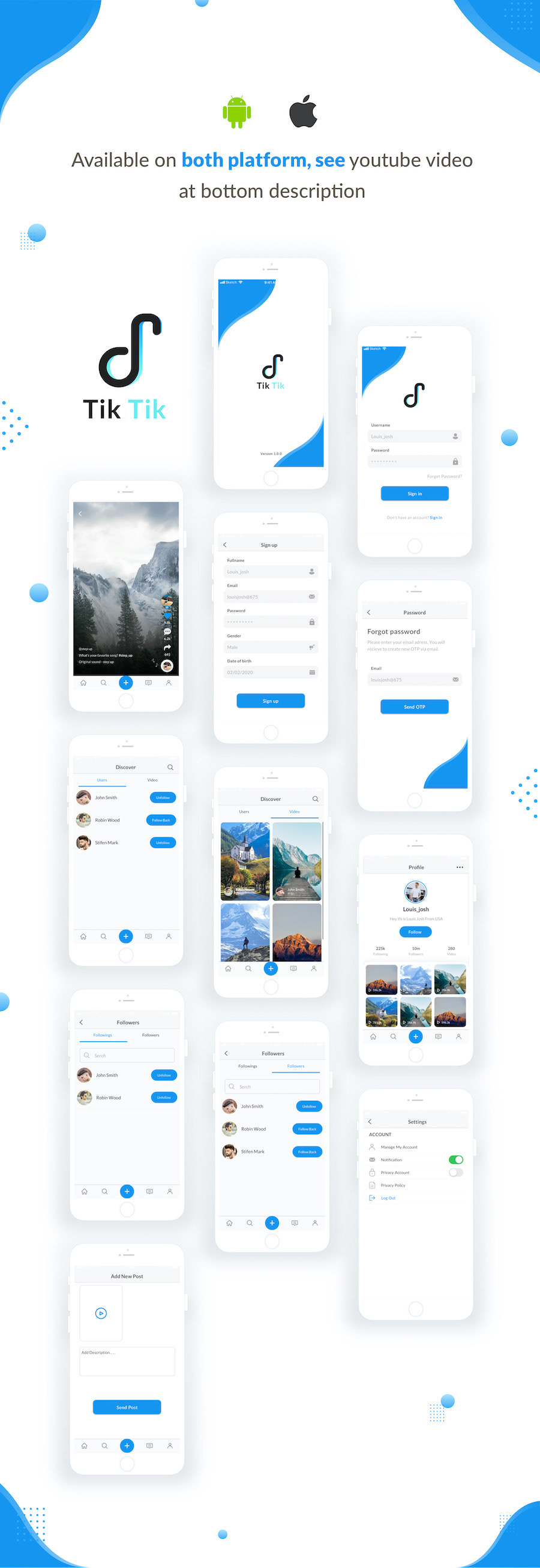 TikTok Clone App - Flutter - iOS/Android by Sunaina. on Dribbble TikTok Clone App - Flutter - iOS/Android by Sunaina. on Dribbble