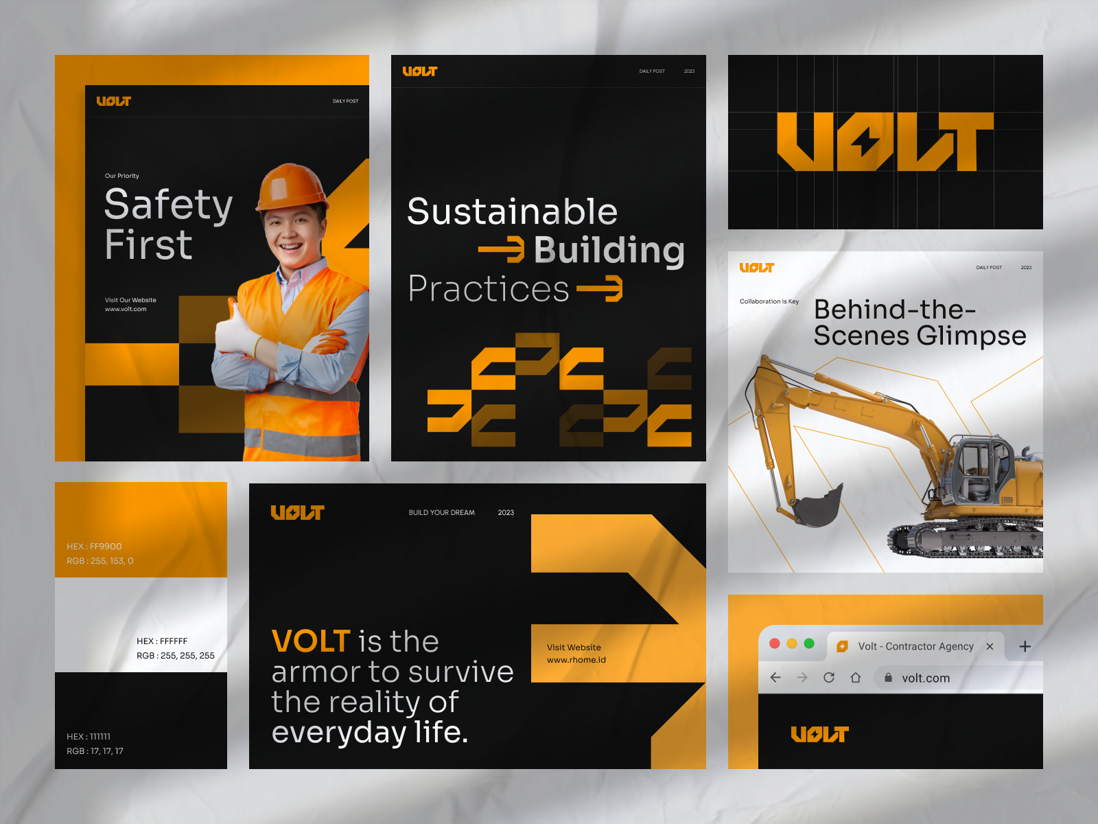 Volt Contractor - Brand Identity & Implementation by Habito Design for ...