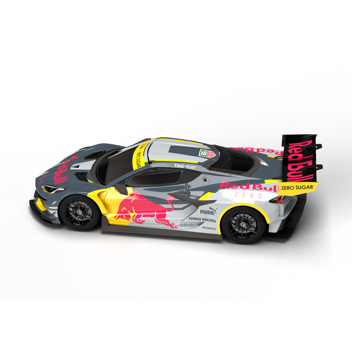 Chevrolet Corvette C8 GT3 3D livery template model by Mogra on Dribbble
