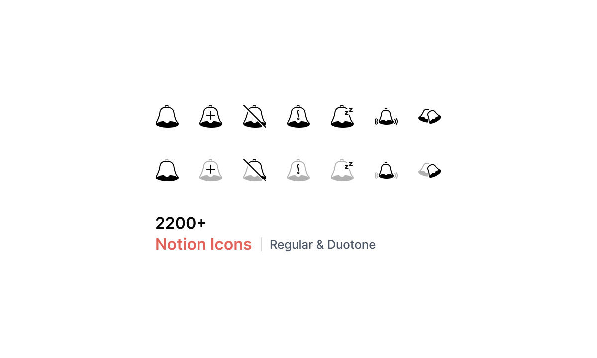 2200+ Notion Icons - Overflow Design by Zafar on Dribbble