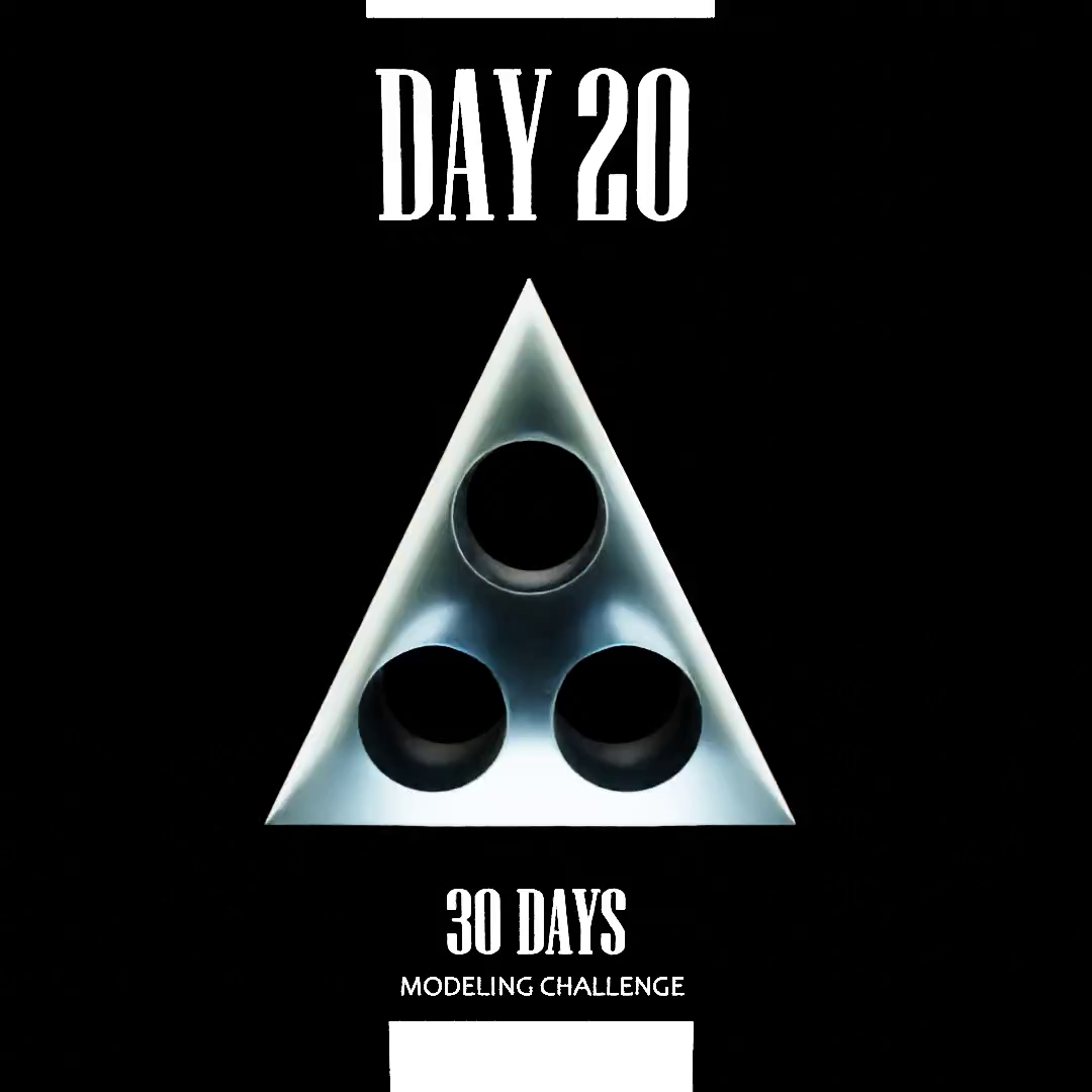 30 days modeling challenge - day 20 by Khulood Hamad on Dribbble