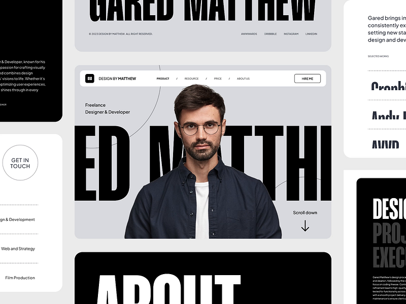 Browse thousands of Personal Portfolio images for design inspiration ...