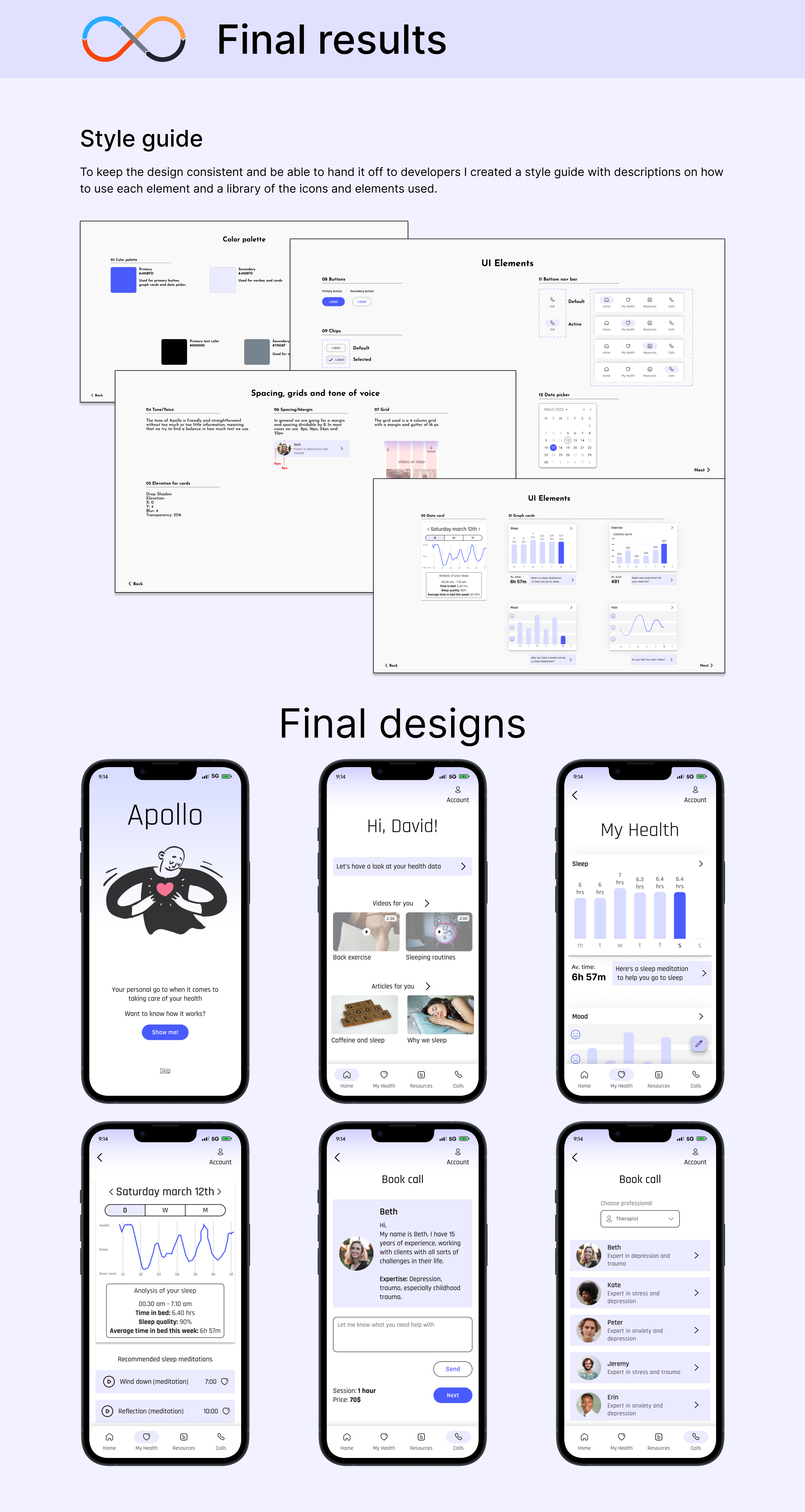 Apollo - UX Case study by Henrik Pultz Melbye on Dribbble