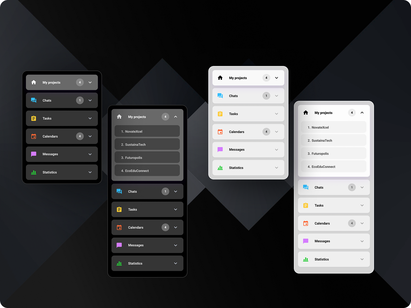 Dashboard Accordion Ui By Mahantesh At On Dribbble