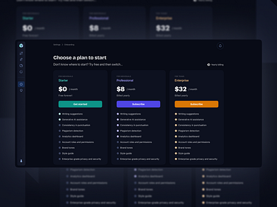 Pricing Screen designs, themes, templates and downloadable graphic ...