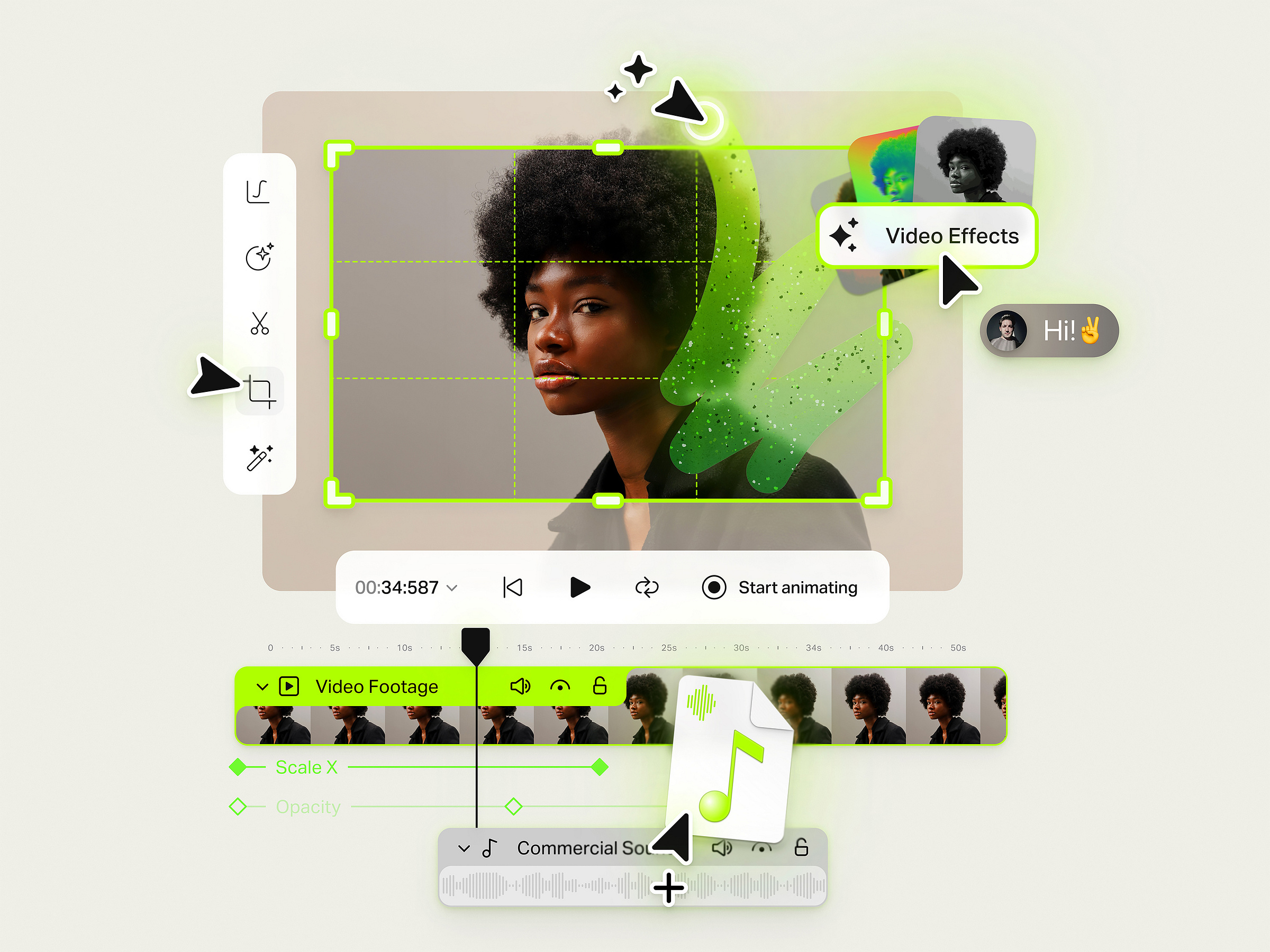 Online Video Editor Tool Banner Illustration Execution by Yasir Ekinci ...