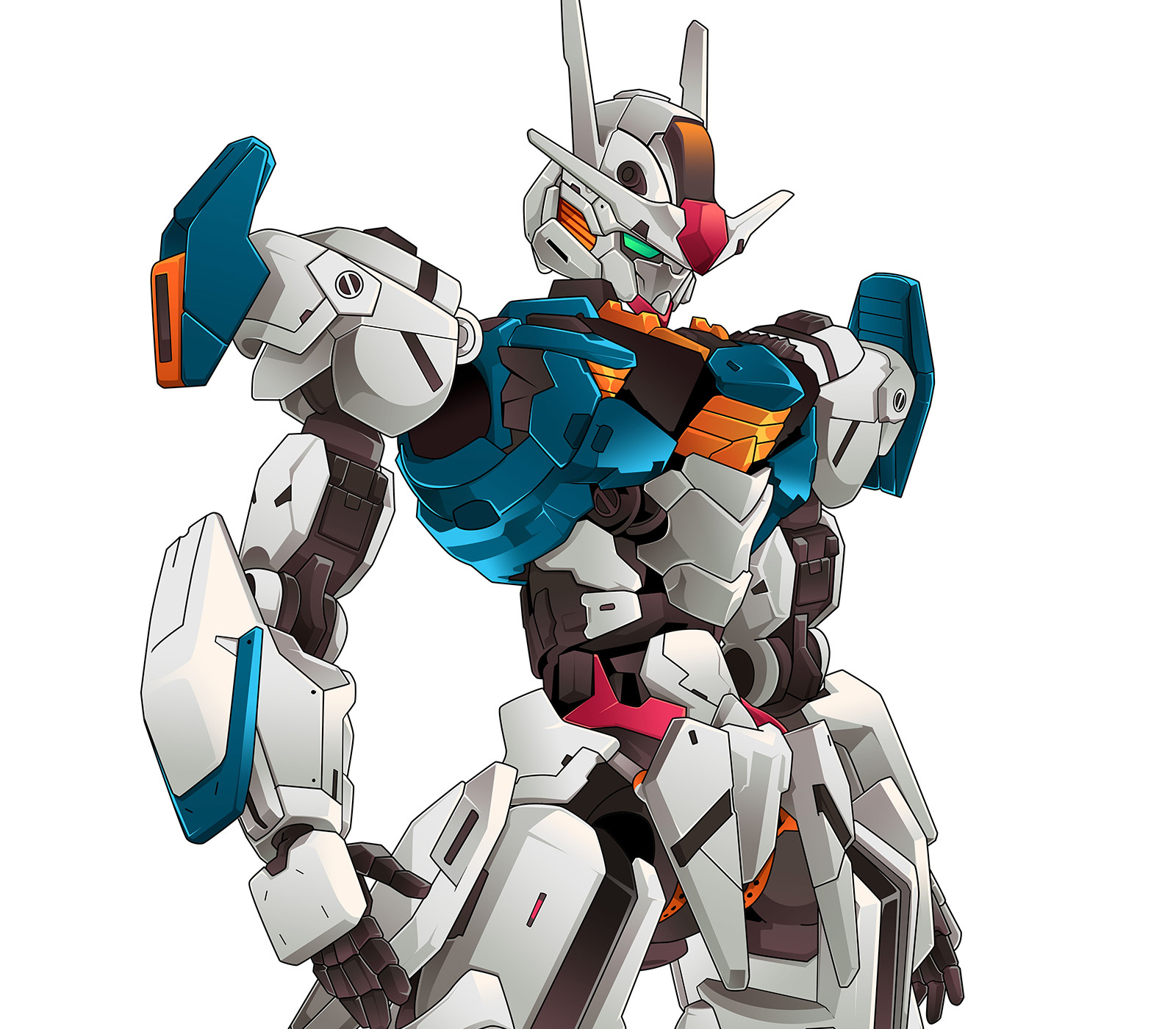 Aerial Gundam by Daniel Eka on Dribbble