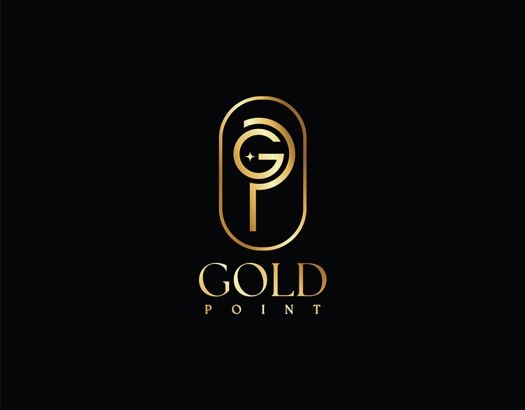 GOLD Point Logo Design by Abdul Momin on Dribbble