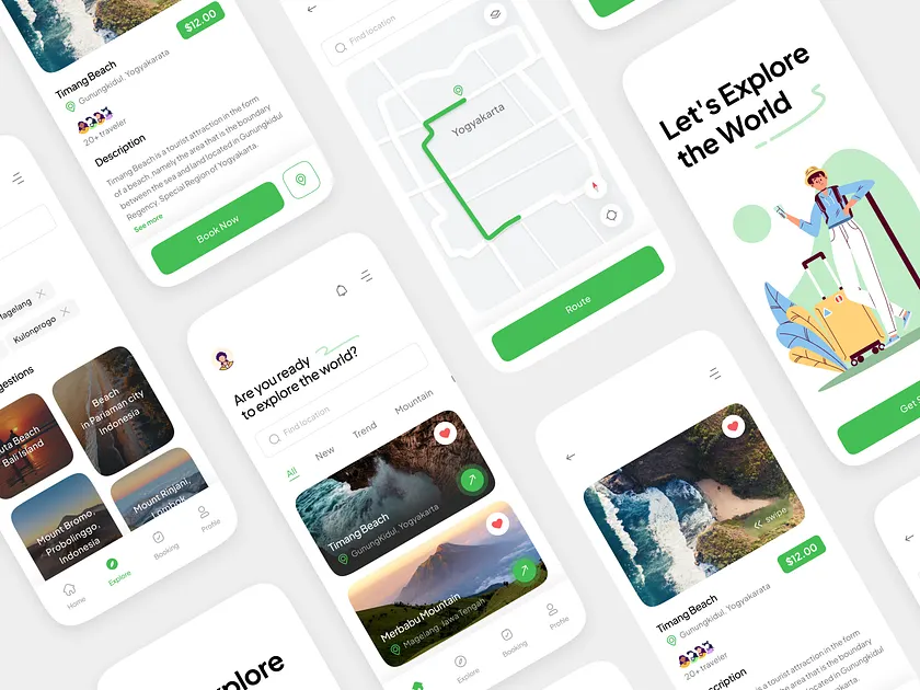 Travel UI designs, themes, templates and downloadable graphic elements ...