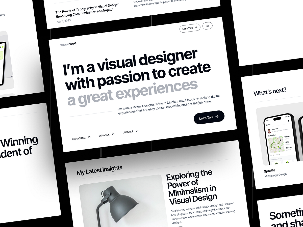 Browse thousands of Developer Portfolio Website images for design inspiration | Dribbble