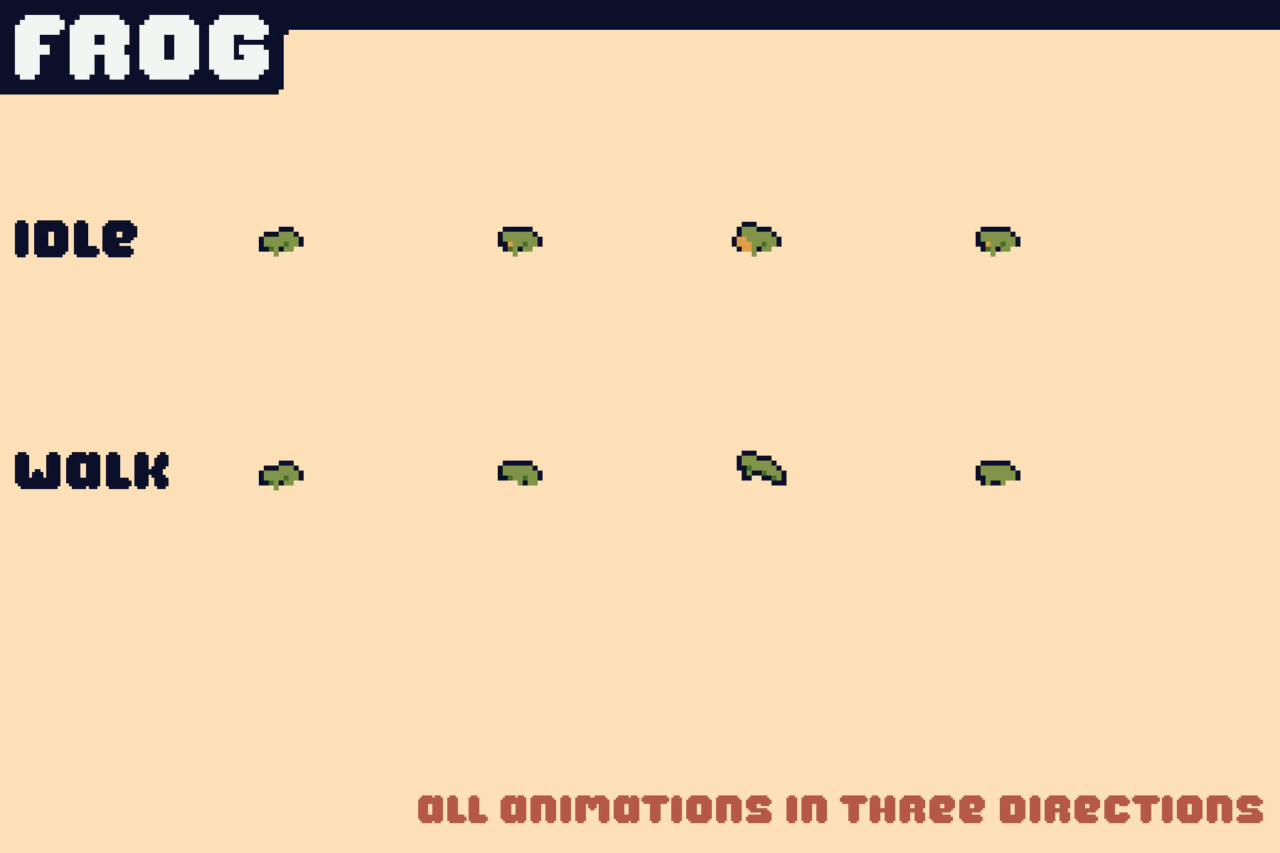 Top-Down Wild Animals Pixel Art Sprite Pack by 2D Game Assets on Dribbble