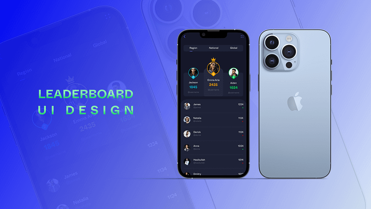 Leaderboard App UI Design in Figma by Mehedi Hasan on Dribbble