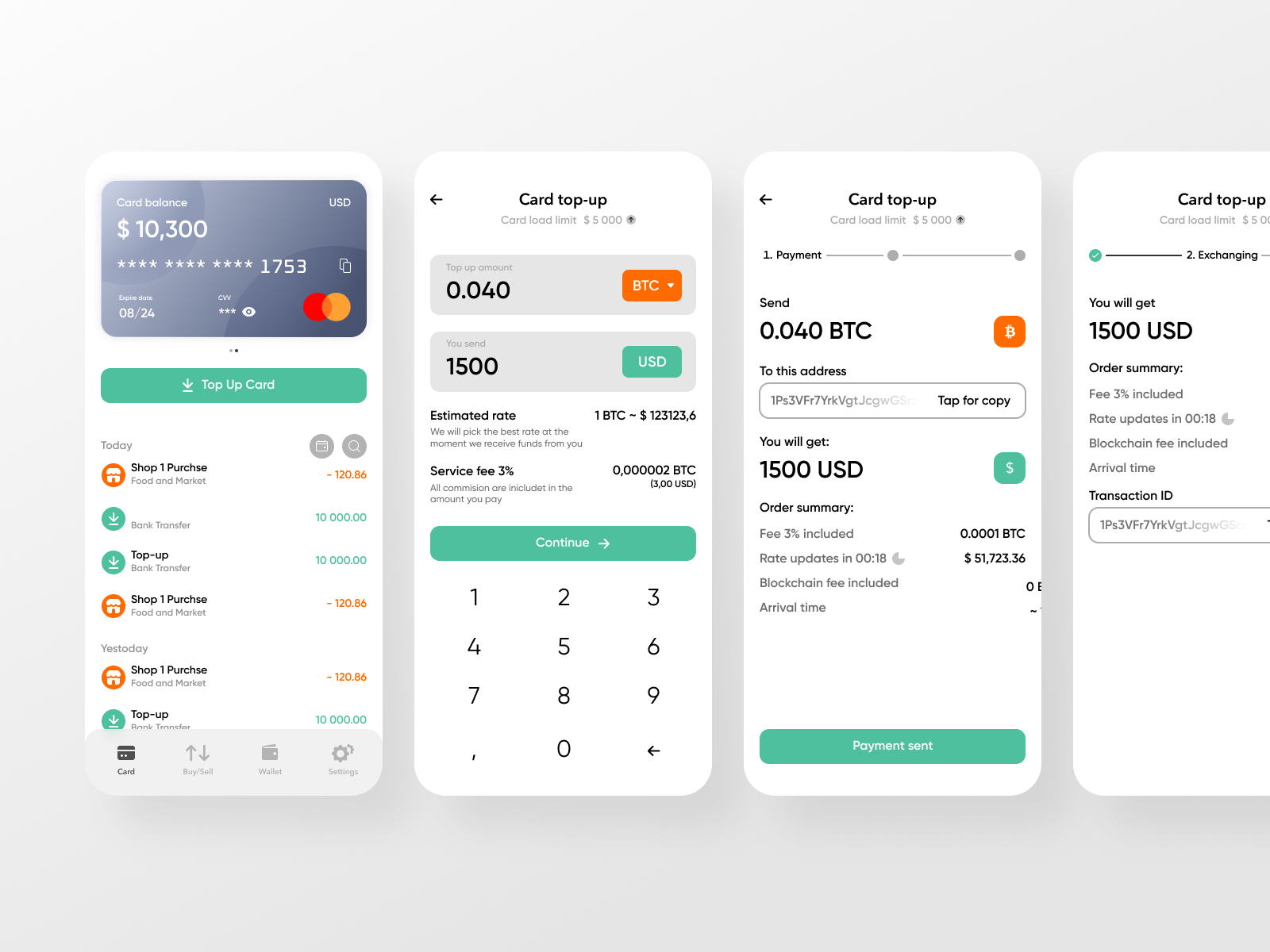 Crypto White Screens by Yurii on Dribbble