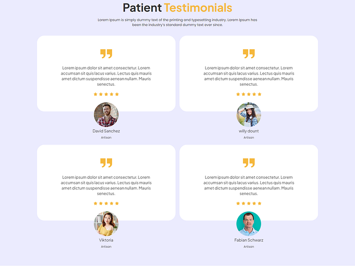 Browse thousands of Testimonial Section images for design inspiration ...