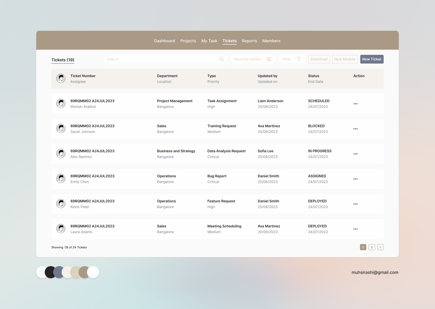 Trending Monochromatic Colour Palette For Your Project by Muhsin ...