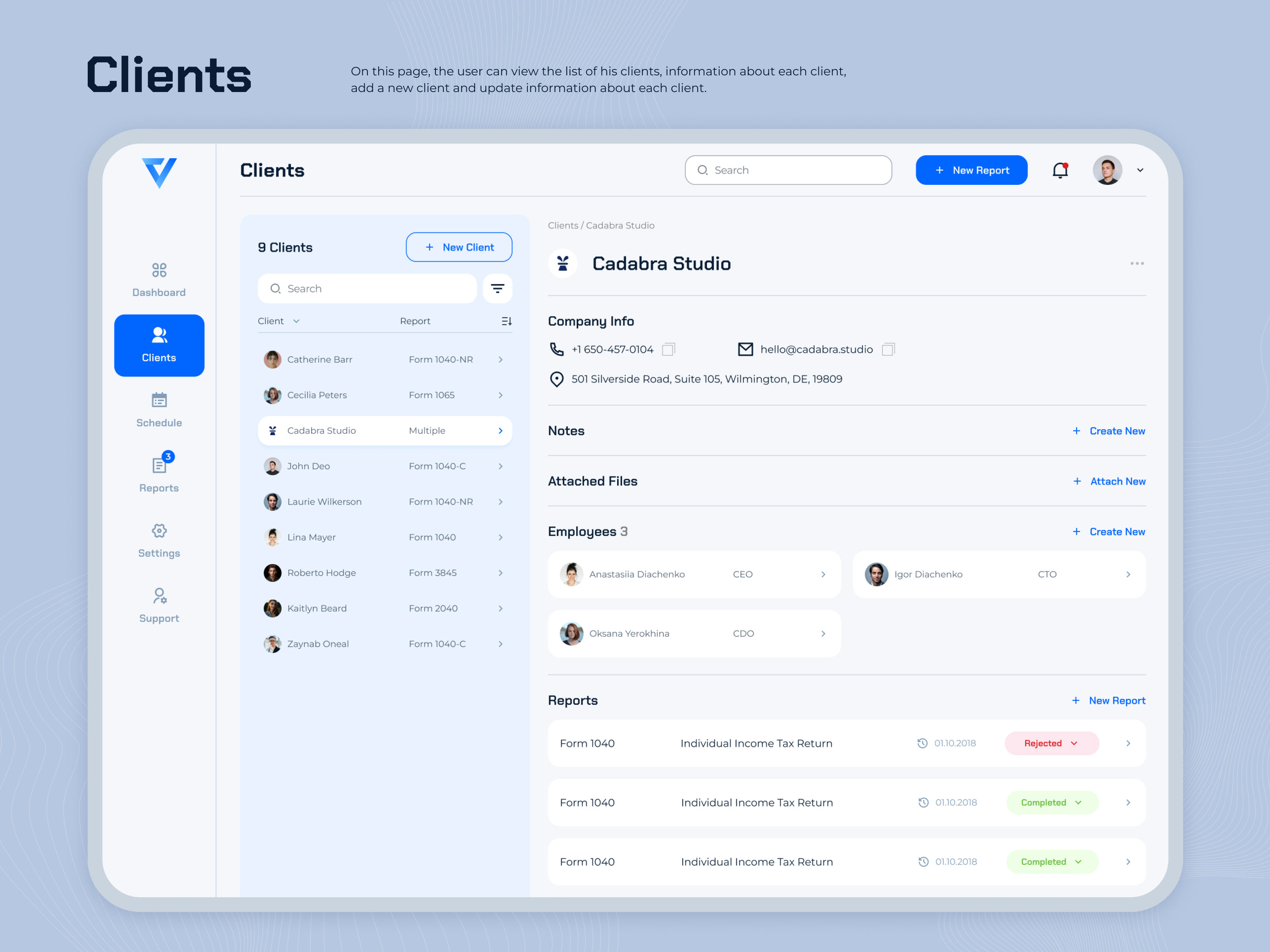 Tax Management Case | UI/UX by Cadabra Studio on Dribbble