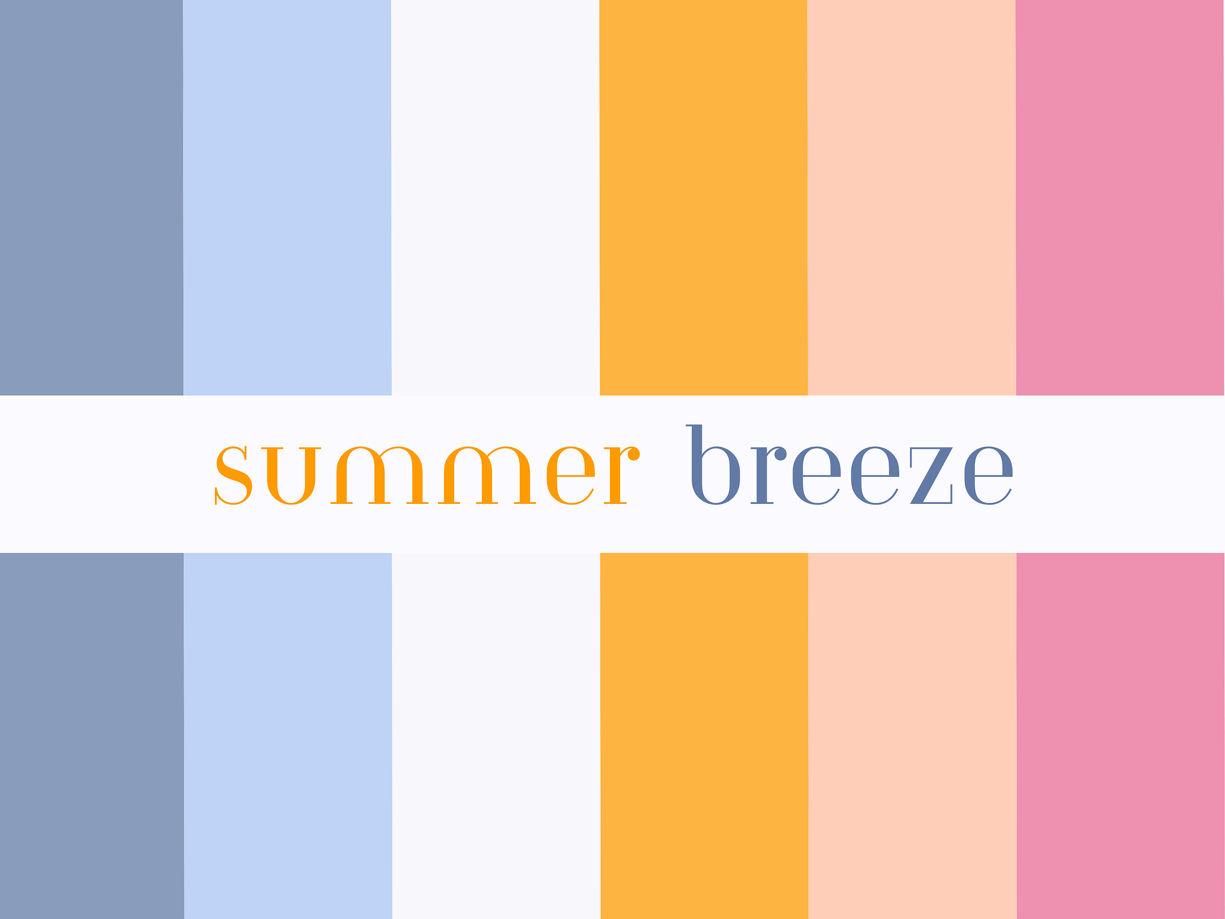 Summer Breeze Color Palette by Delfina Zažecke on Dribbble