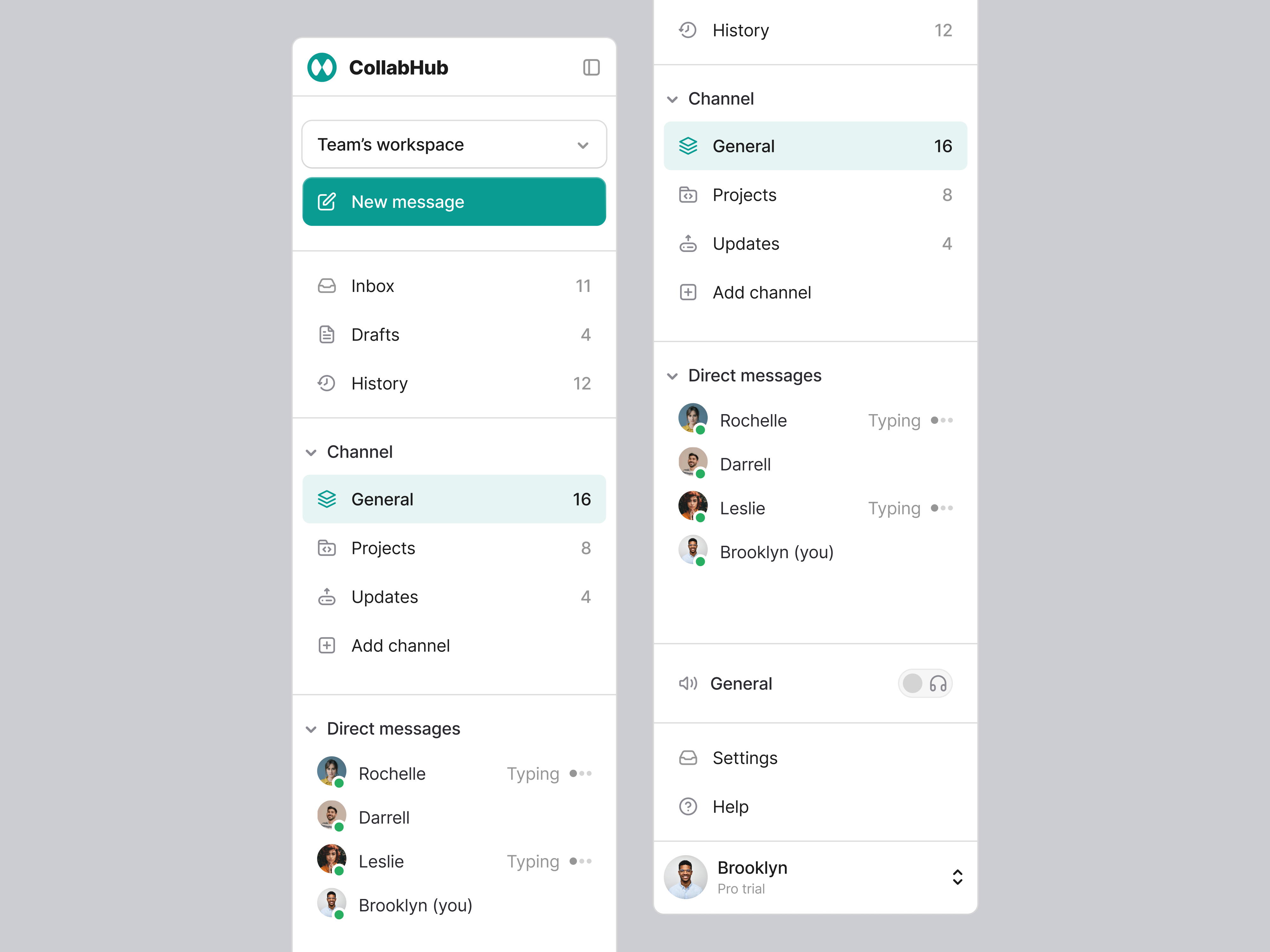 Collaborative Communication Platform Saas Webapp by Keitoto on Dribbble