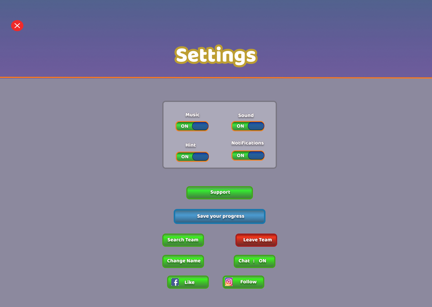 Game Settings by navya raj A K on Dribbble