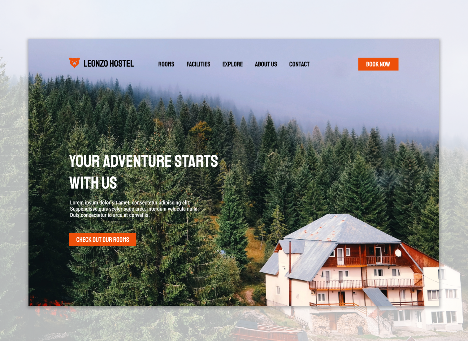 Hostel Website designs, themes, templates and downloadable graphic ...