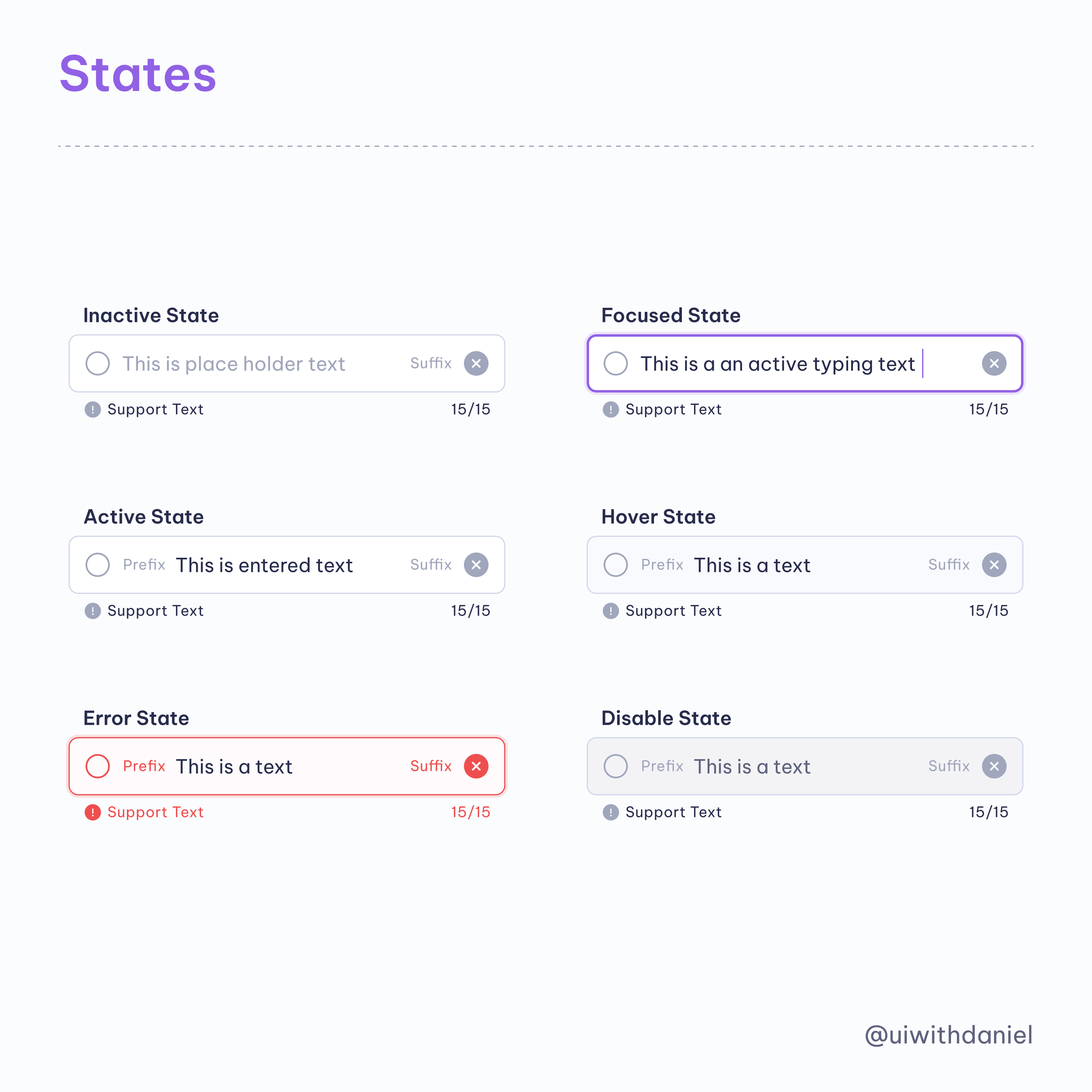 Input Fields by Le Thanh on Dribbble