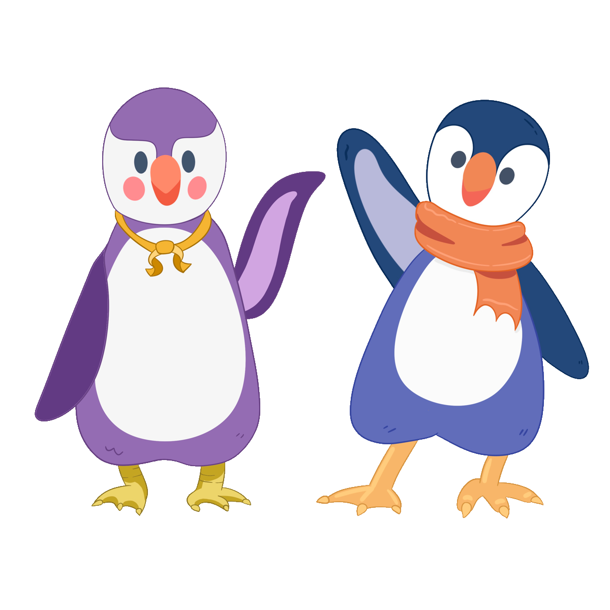 Penguin Character Design by Sean Hnedak on Dribbble