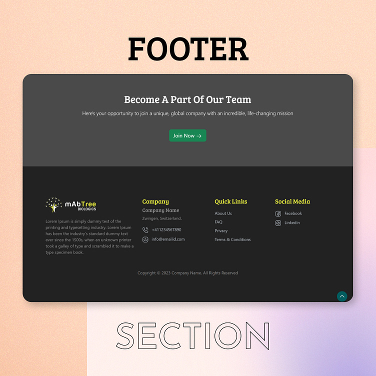 Elevate Your Website's Footer: Creative Design Inspiration by Ranjith ...