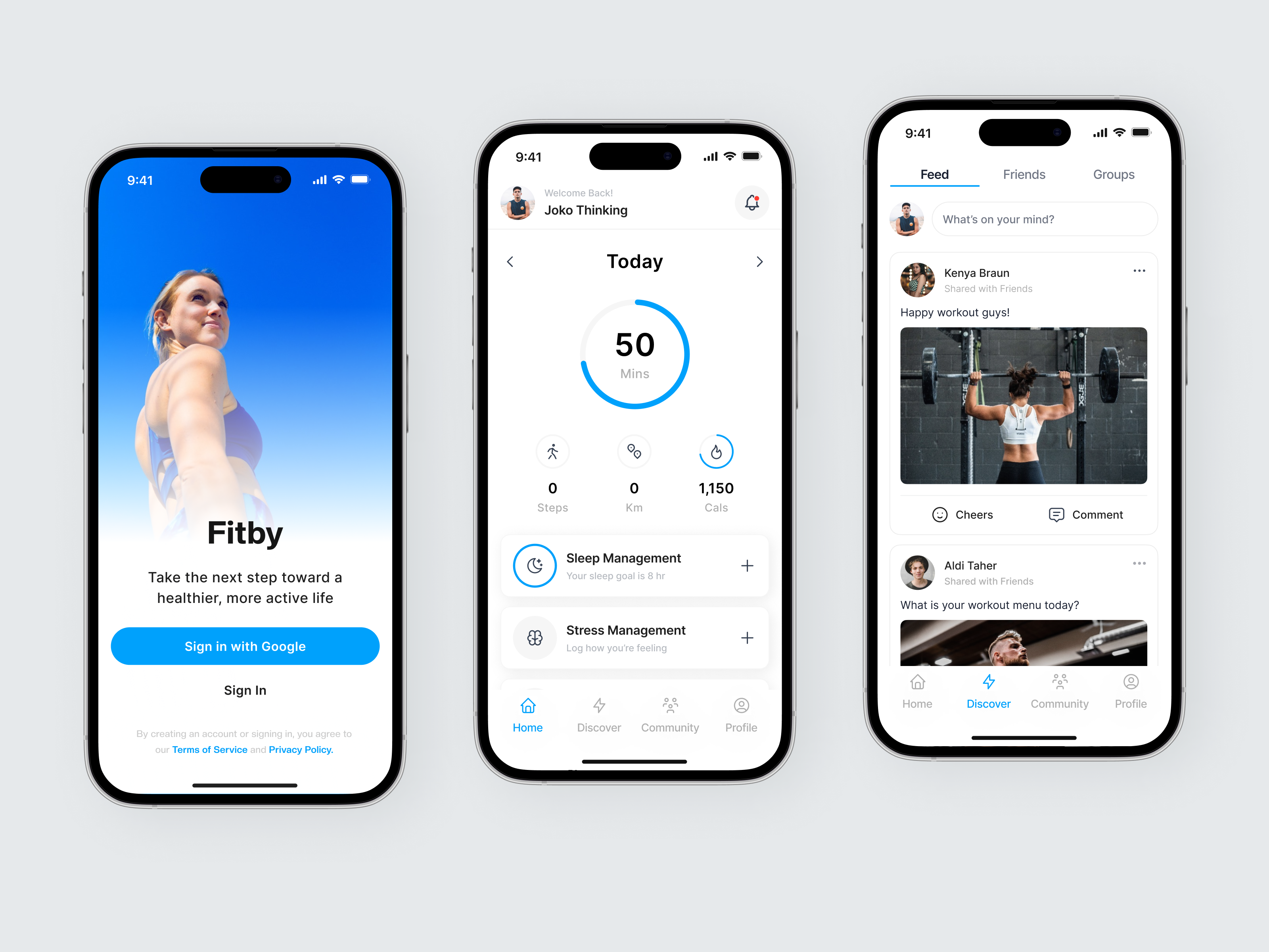 Fitby - Activity Management by Rizal for Kretya Studio on Dribbble