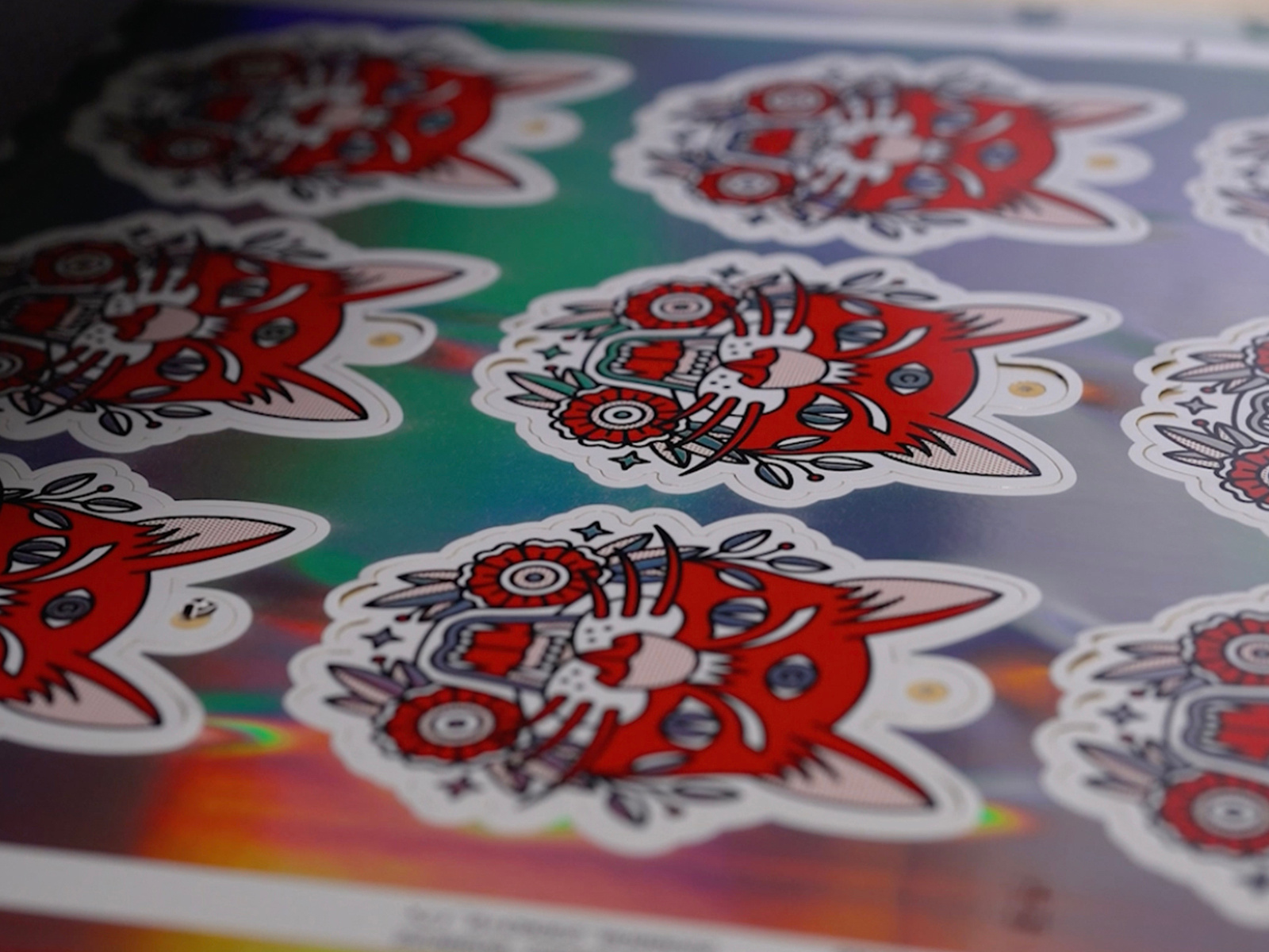 StickerApp x Red Halftone Hang Tag Stickers by Lisa Champ on Dribbble