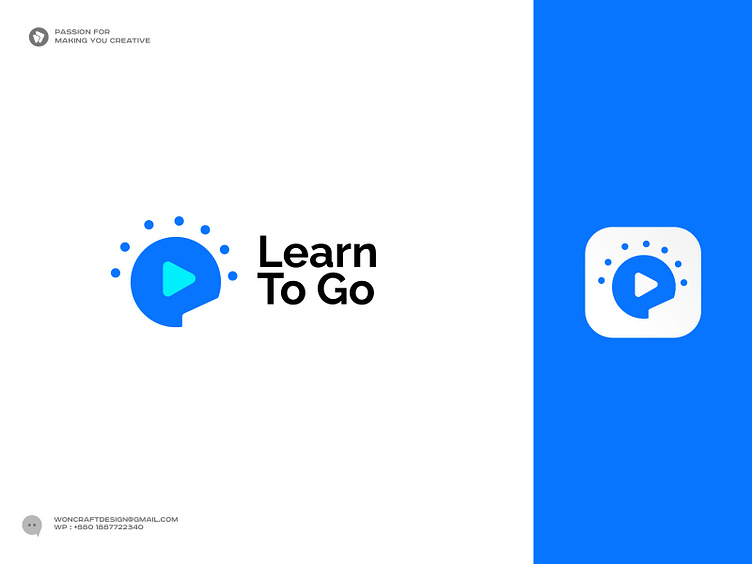Logo, Creative, Learning Platform, Education, Course, Skill by Woncraft ...