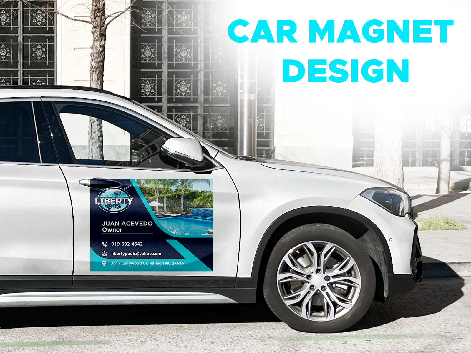Car Magnet Design, Vehicle Wrap Design by Mr. Jawadi on Dribbble