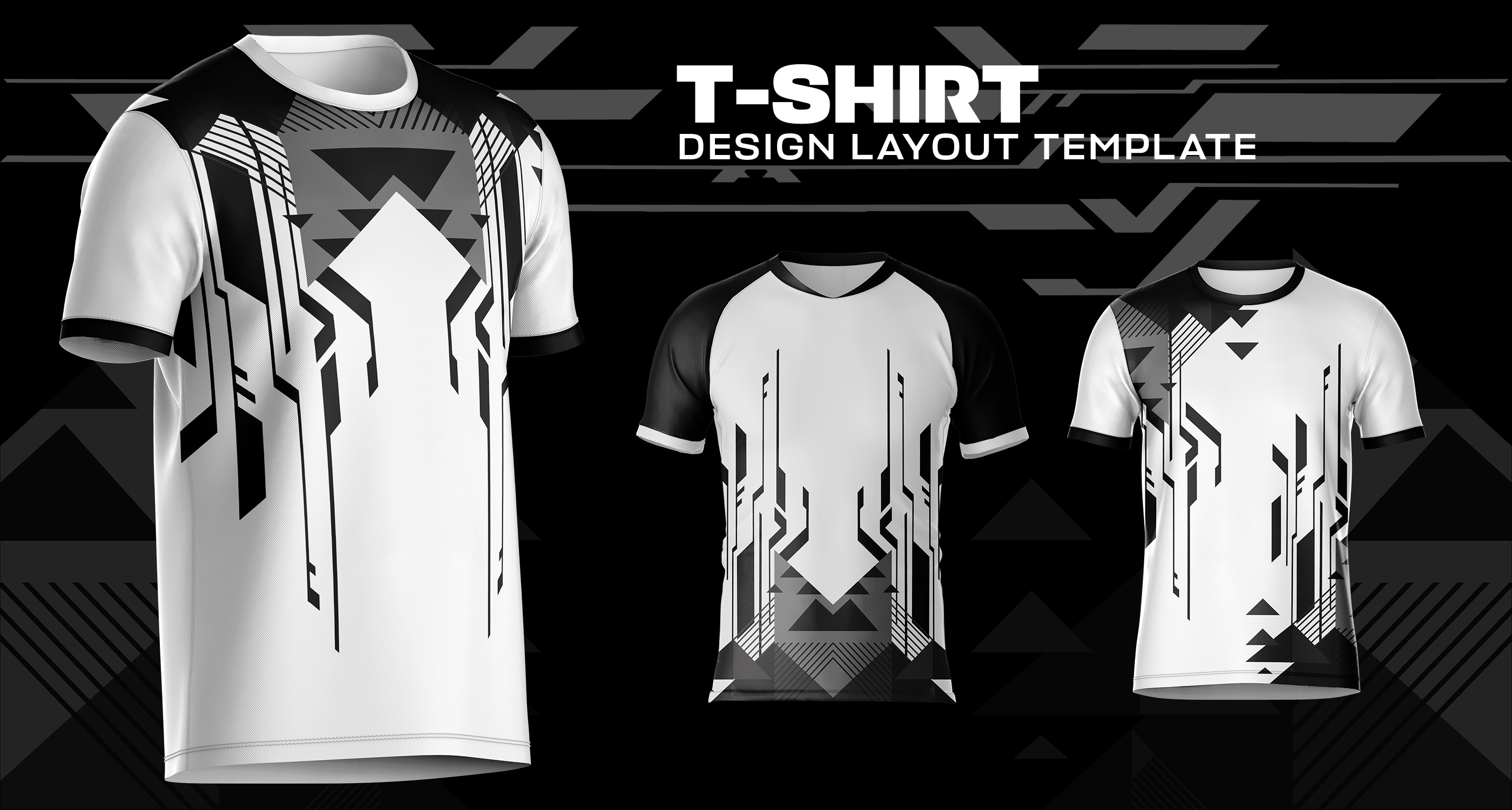 BLACK TECHNO JERSEY TEMPLATE DESIGN by Ilham Mubarok (Iham) on Dribbble