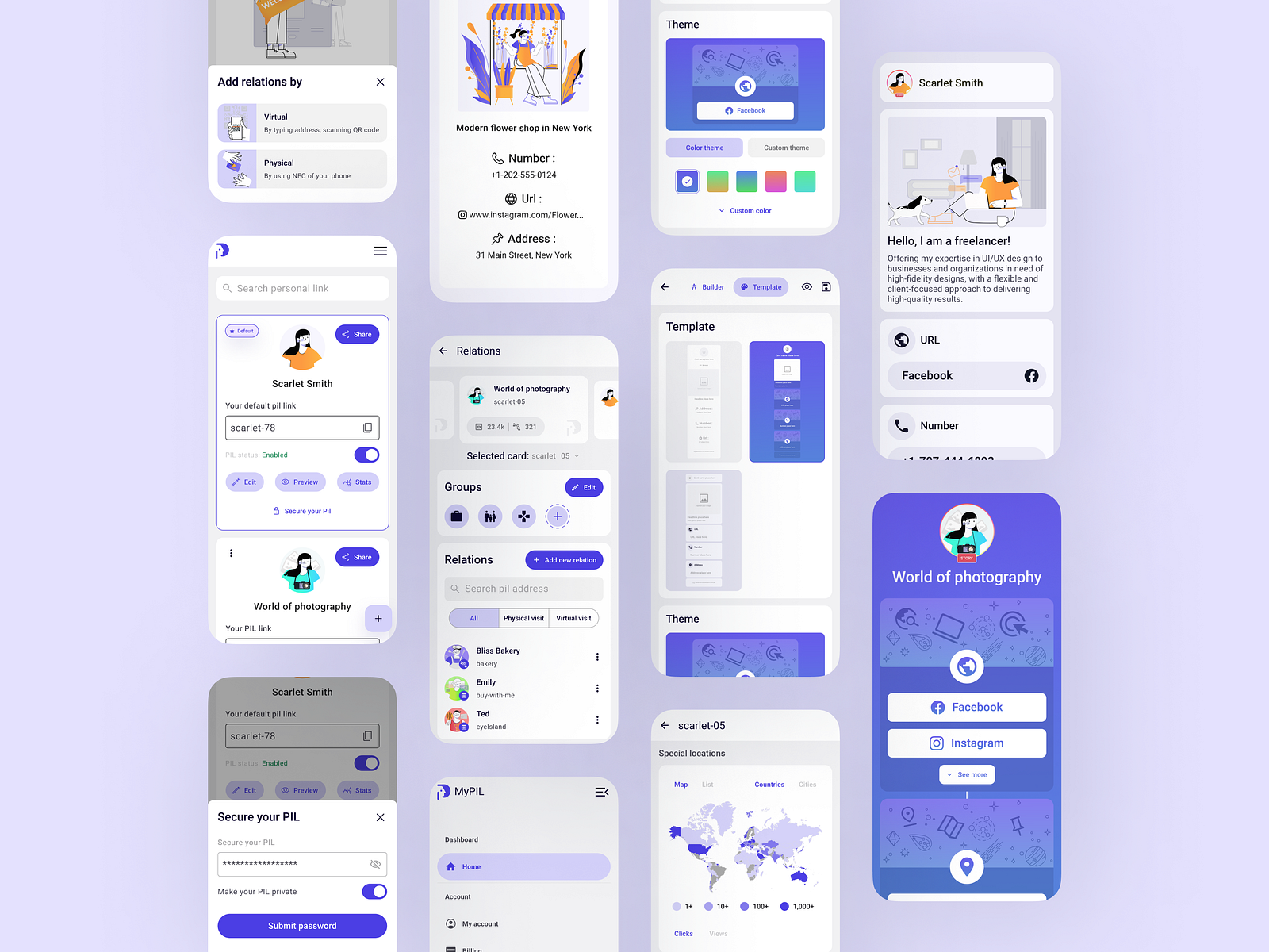 MyPIL - Bio Link Manager App by Sobhan Eskandari on Dribbble