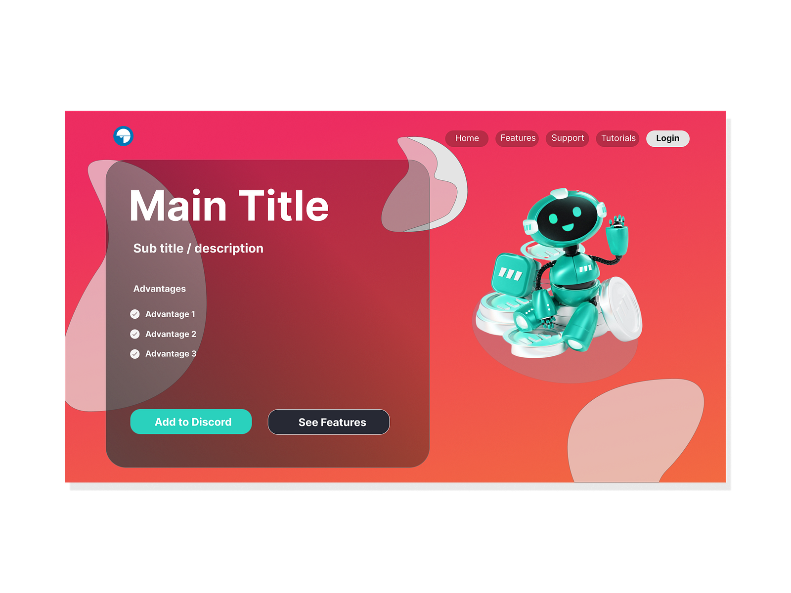 The Discord Bot Template Design By Hammad Bin Tayyab On Dribbble