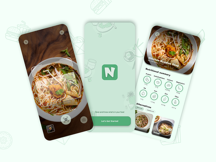 Food Scanner App: Nutrient Analysis and Tracking by Aswin Das R on Dribbble