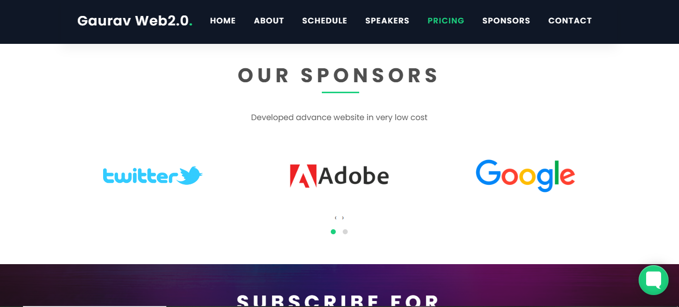 COMPANY WEBSITE by Gaurav Tripathi on Dribbble