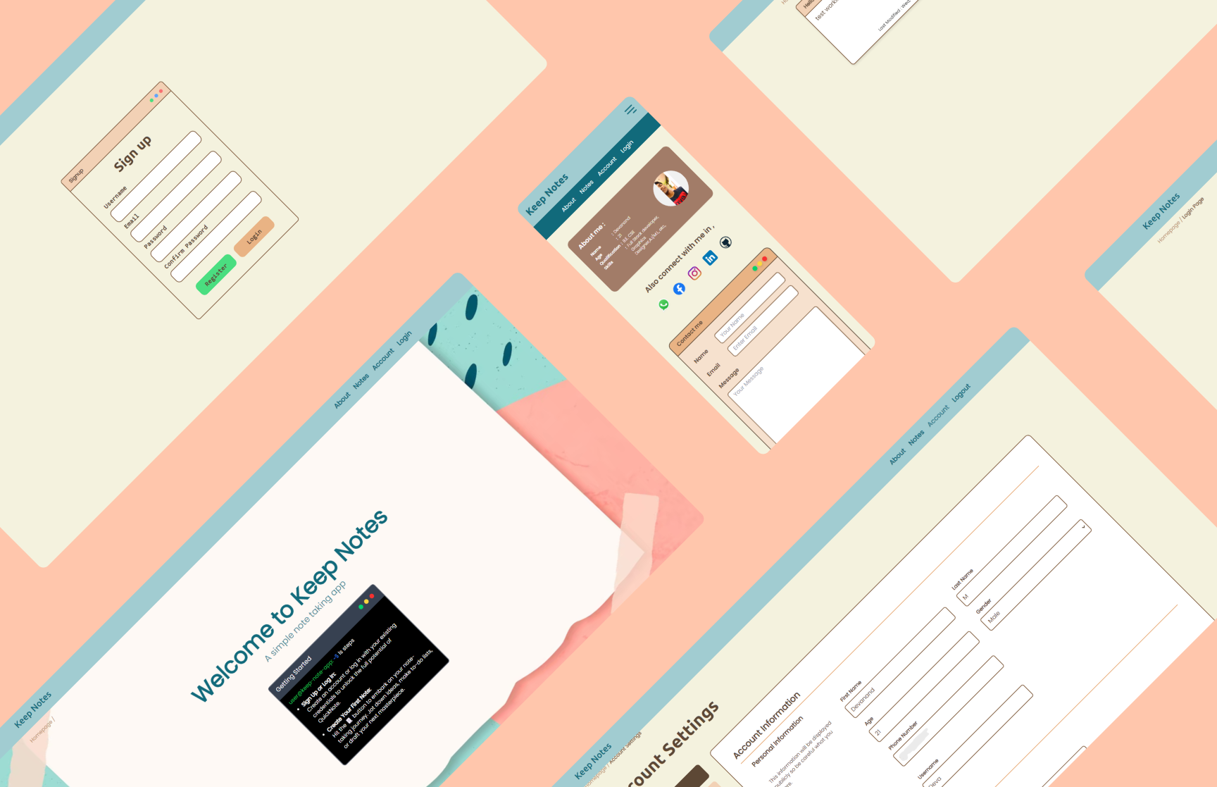 Notes Taking App designs, themes, templates and downloadable graphic ...