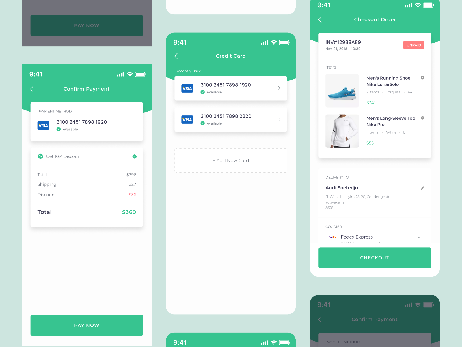 CommerceOne - E-Commerce Checkout App by Agensip UI UX Agency on Dribbble